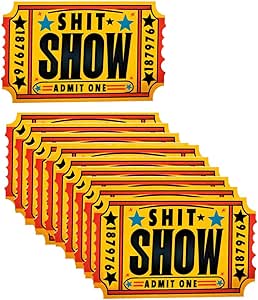 Amazon.com: Shit Show Sticker 10 Pack 1.5”, Funny Stickers for Water ...