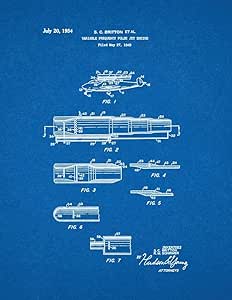 Amazon.com: Variable Frequency Pulse Jet Engine Patent Print Blueprint ...