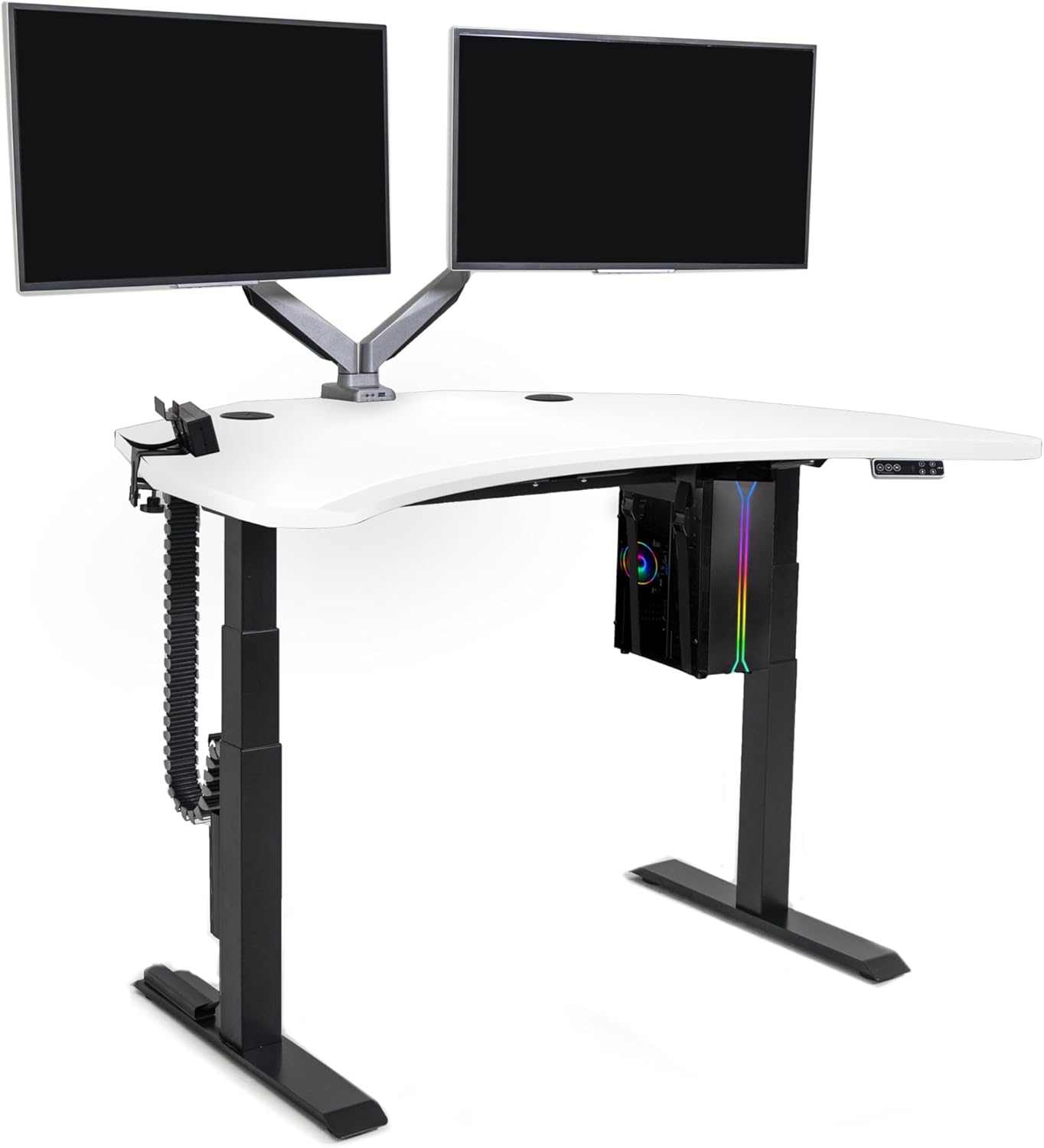 Amazon.com: MojoDesk PC Battlestation - Gaming Standing Desk, 58x34 ...