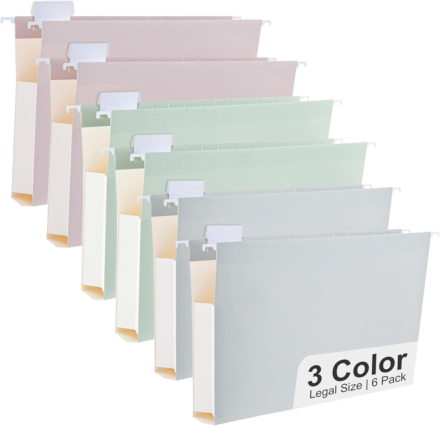 Amazon.com : Y YOMA Legal Size - 6 Pack Extra Capacity Hanging File ...