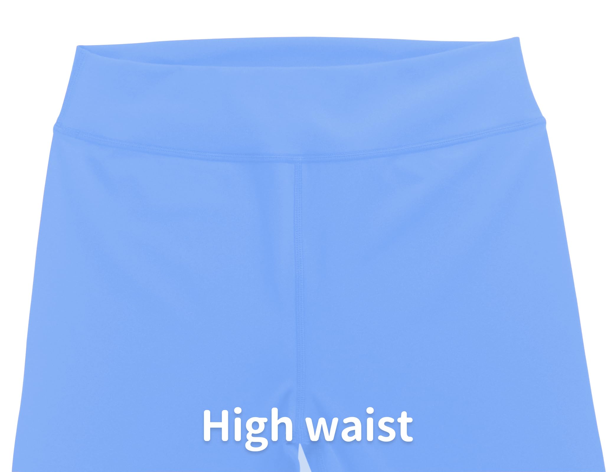 Snapklik.com : Girls Leggings Size 8-9 Years Old Blue Compression Pants ...