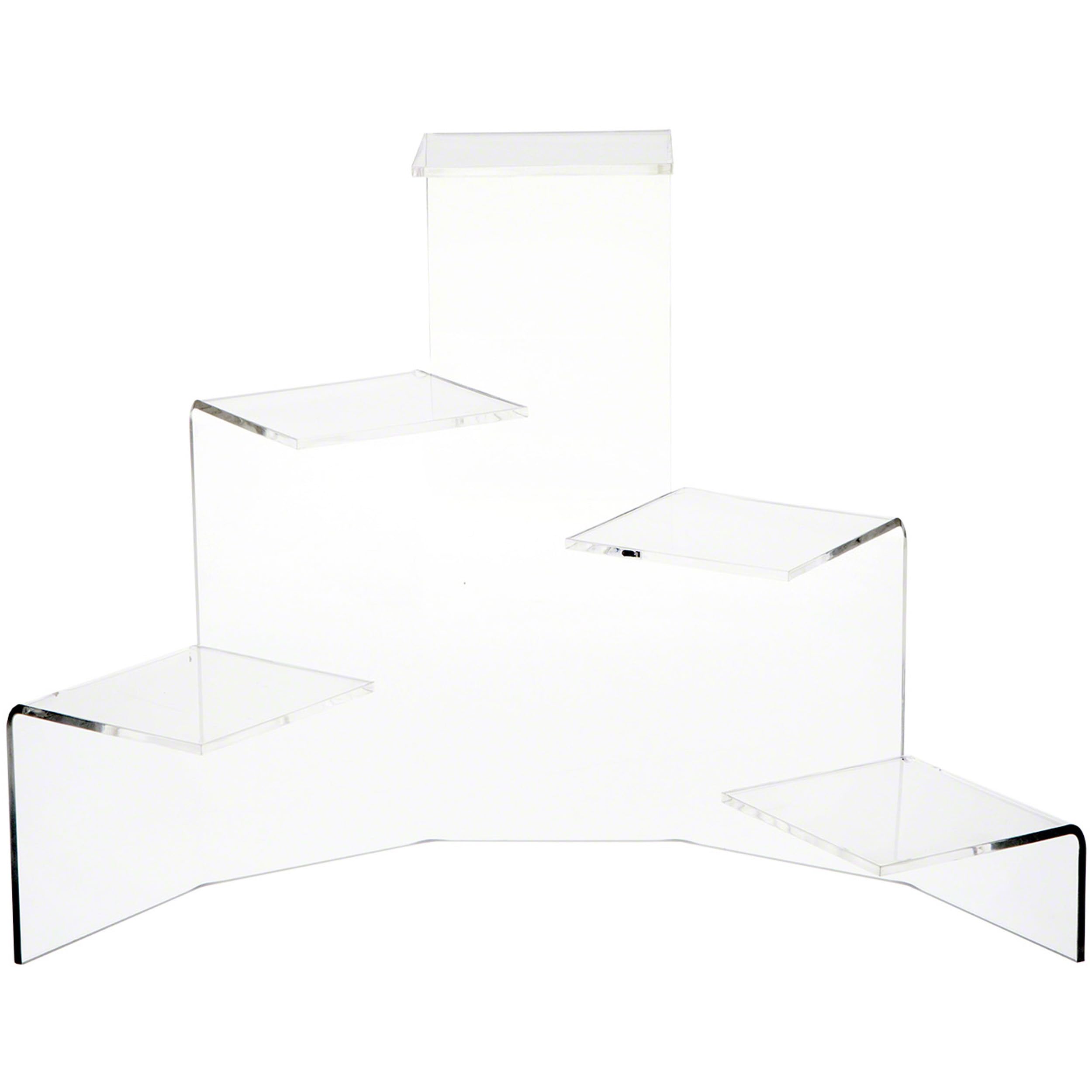 Amazon.com: Plymor Clear Acrylic 5-Level Stair-Stepped Display Riser ...