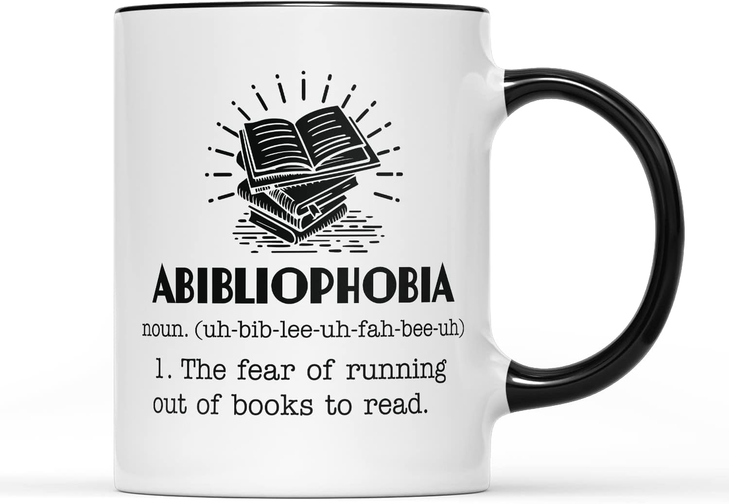 FOKH 3D Bookshelf Mug | Creative Design Ceramic Coffee Mug | Library ...