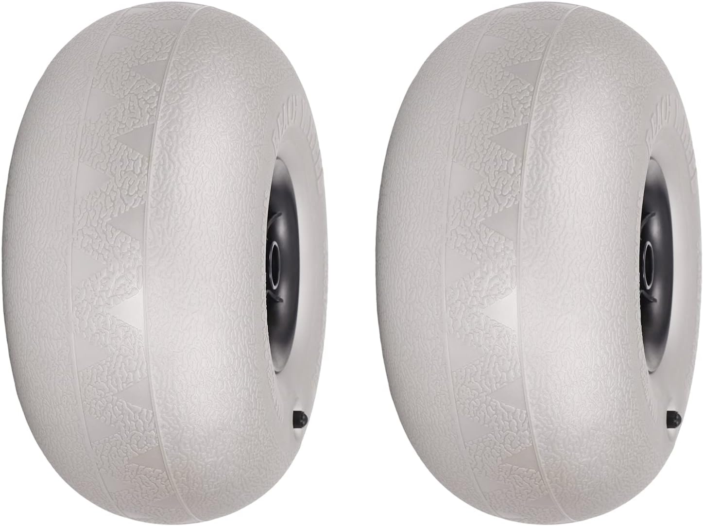Amazon.com: 2Pcs Balloon Wheels Beach Cart Tires, 10" Replacement PVC ...