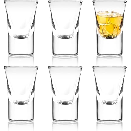 Amazon.com | SuproBarware Shot Glass Set of 24 -1 oz/30 ml Clear Shot ...