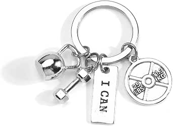 SHTALHST Fitness Keychain,Gym Keychain with Dumbbell Design,Car Key ...