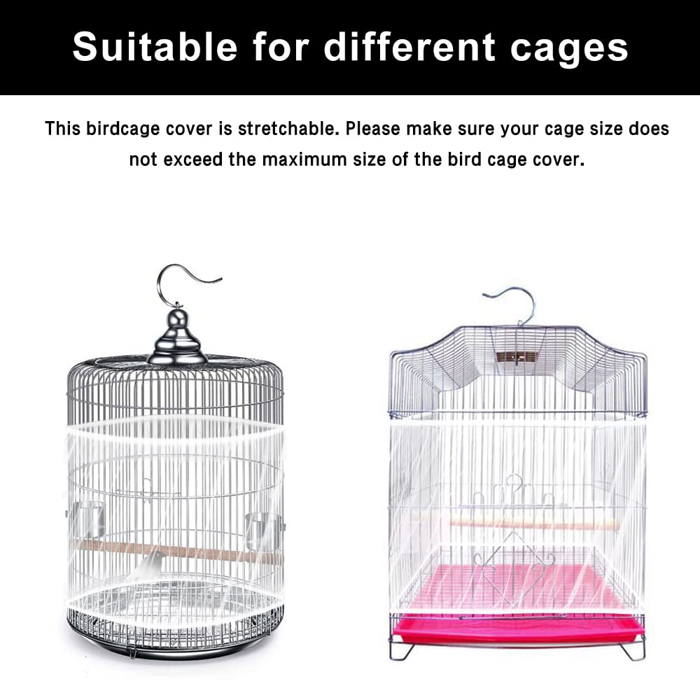 Snapklik.com : Chihutown Soft Airy Bird Cage Net Cover, Bird Cage Seed ...