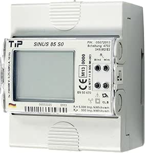 Tip Sinus 85 S0 Digital Three-Phase Meter MID-Compliant: Yes : Amazon ...