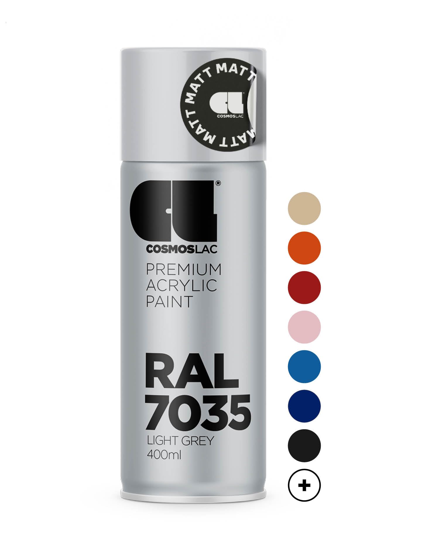 COSMOS LAC Sprühlack grau, glänzend - Spraydosen Sprühfarbe DIY Lack ...