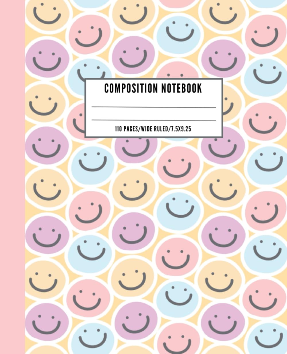 Amazon.com: Smiley Faces Composition Notebook: Preppy Aesthetic Journal ...