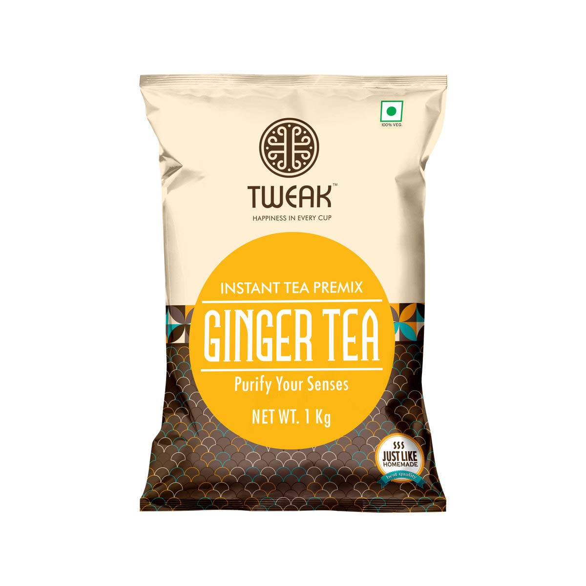 TWEAK Ginger Tea Premix 1kg Pack | Instant Chai Mix with Milk, Sugar ...