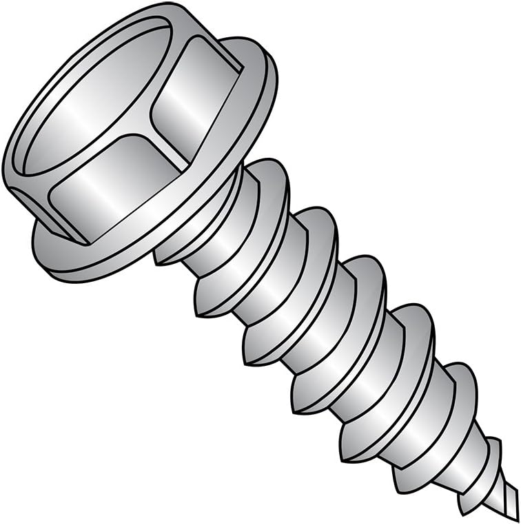 Amazon.com: Hard-to-Find Fastener 014973265397 Slotted Hex Washer Sheet ...