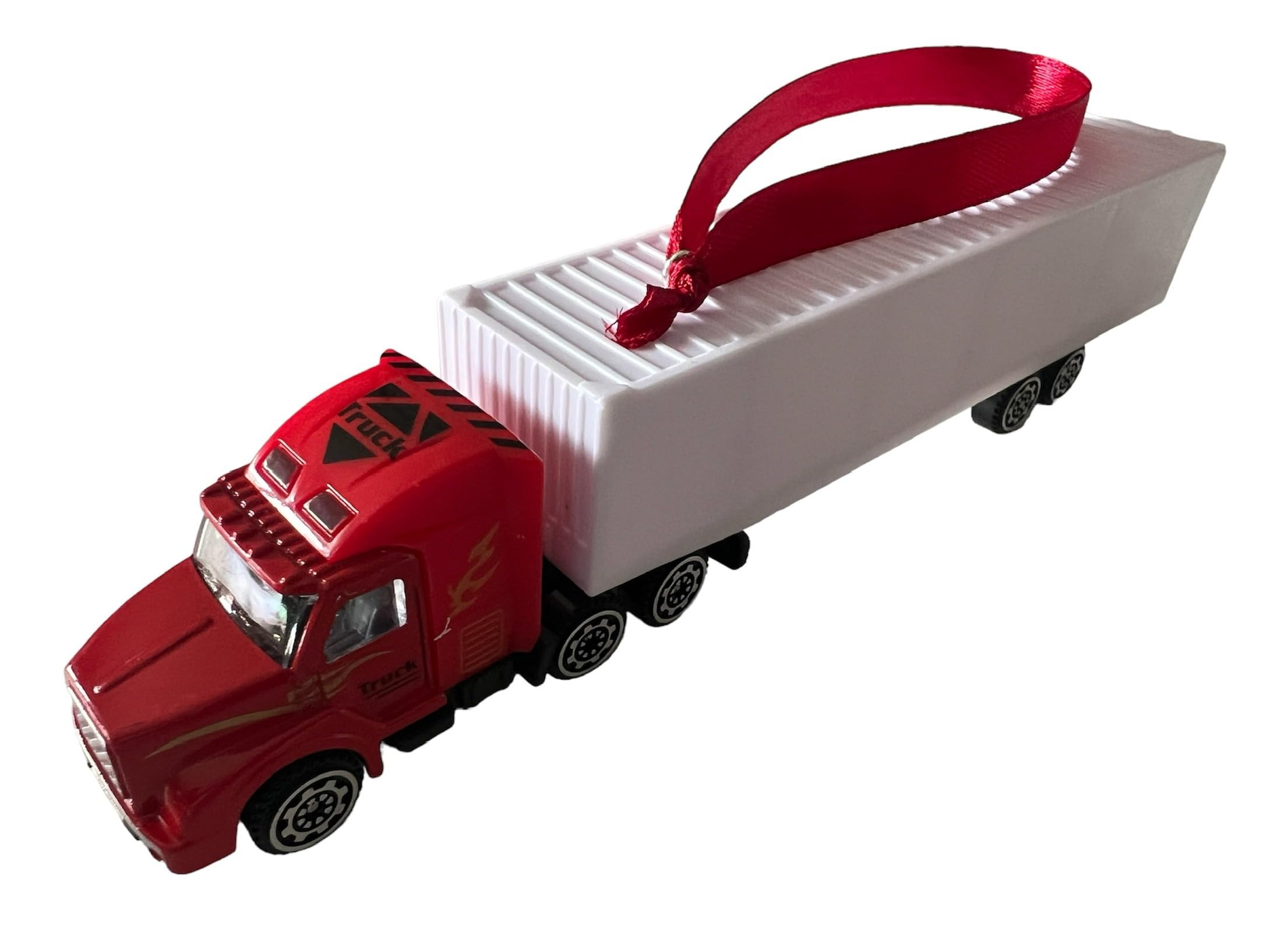 Amazon.com: Cute 18 Wheeler Christmas Tree Ornament for Christmas Trees ...
