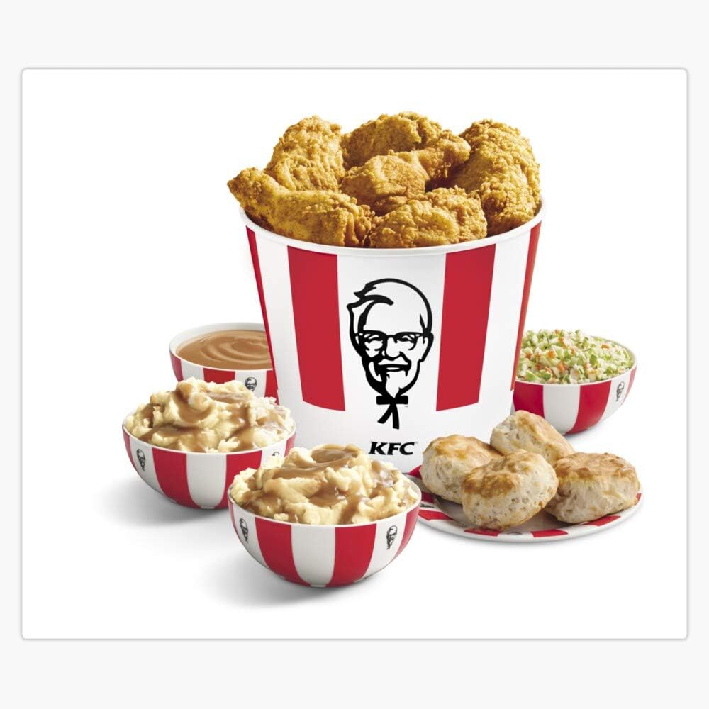Amazon.com: KFC Sticker Vinyl Bumper Sticker Decal Waterproof 5 ...