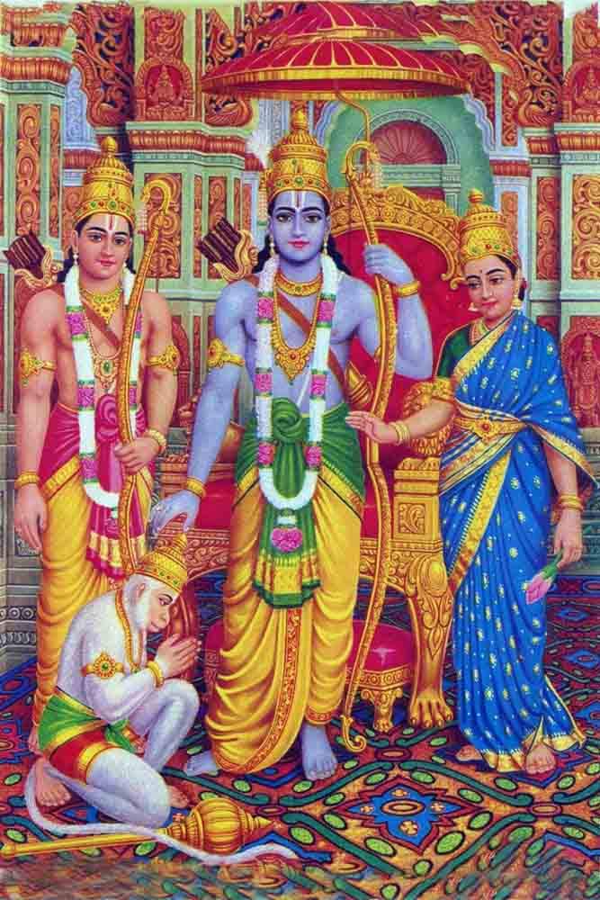 Buy British Terminal® Lord Ram Devi Sita, Laxman & Lord Hanuman ...