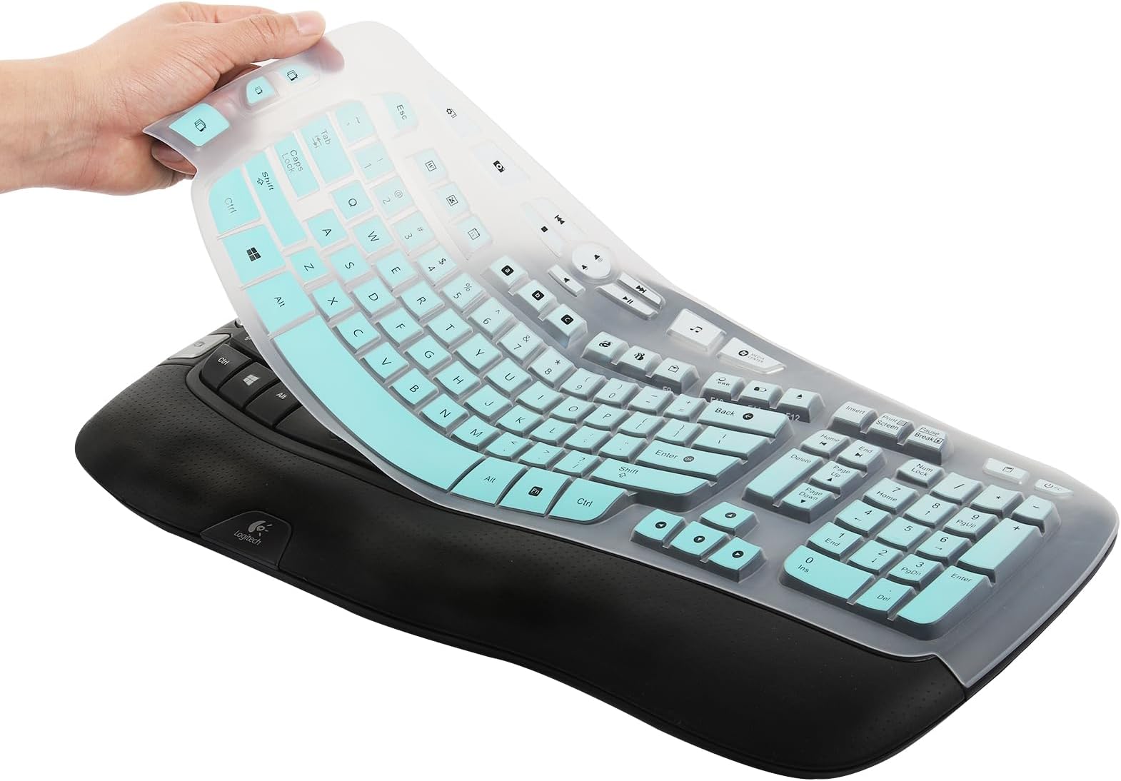 Amazon.com: Keyboard Cover Skin for Logitech Wave Keys MK670 Combo ...
