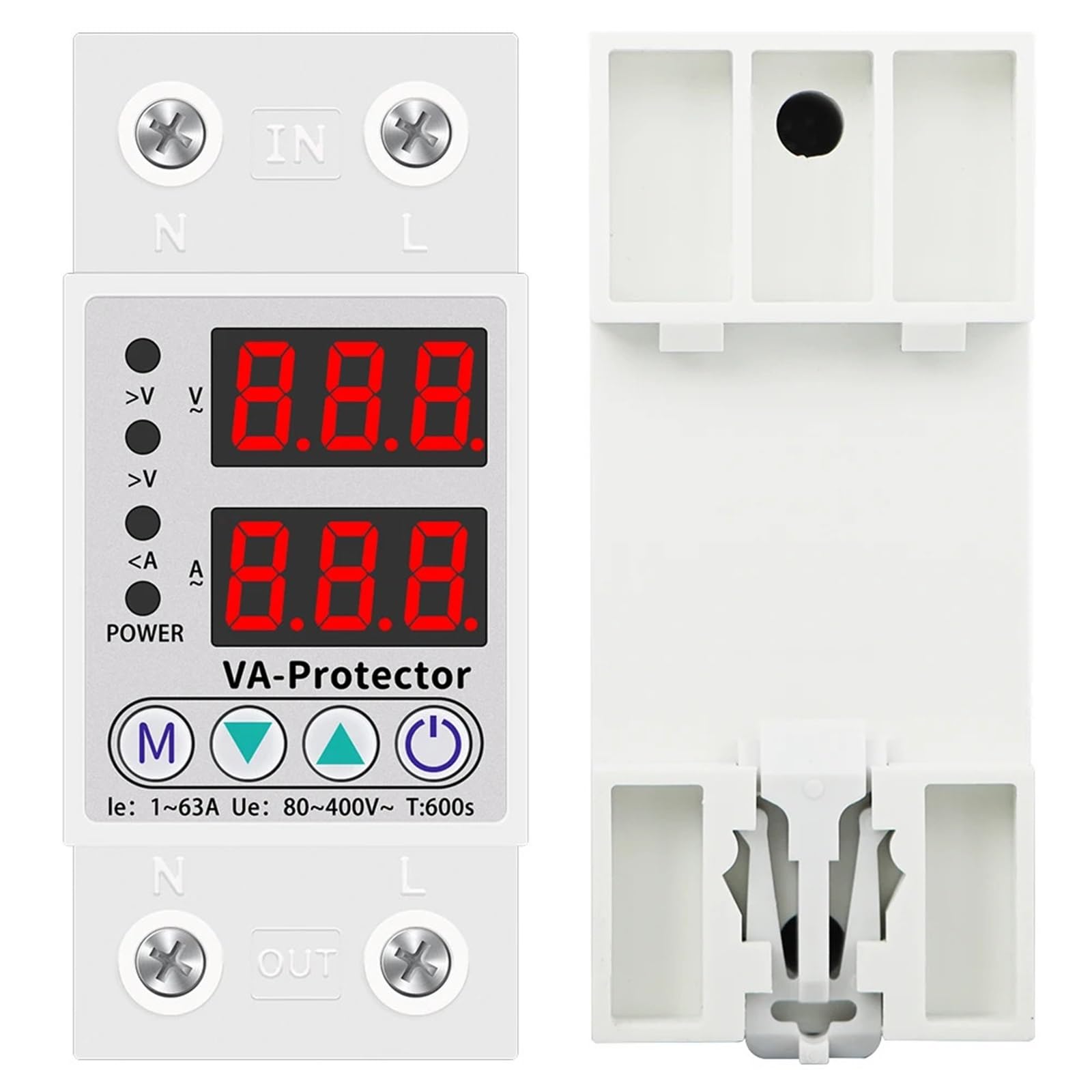 Voltage Relay Adjustable Digital 220V - 40A/63A With Over/Under Voltage ...