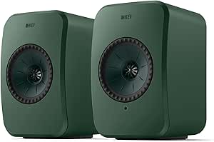 KEF LSX II LT Wireless Bookshelf Speakers, Sage Green | Music | TV ...