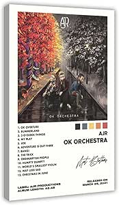 Amazon.com: Ok Orchestra Poster - AJR Album Limited Poster Canvas ...