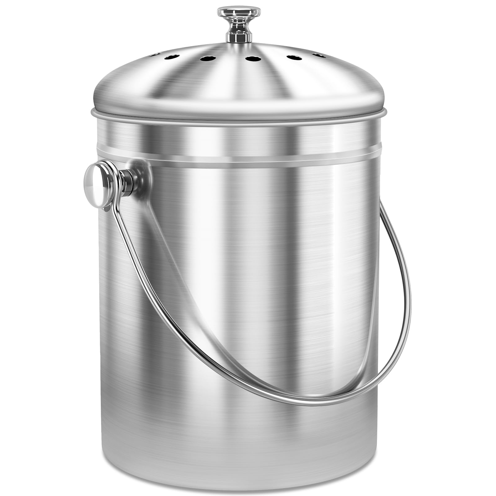 Buy Compost Bin Kitchen Counter,1.3 Gallon Compost Bucket for Kitchen ...