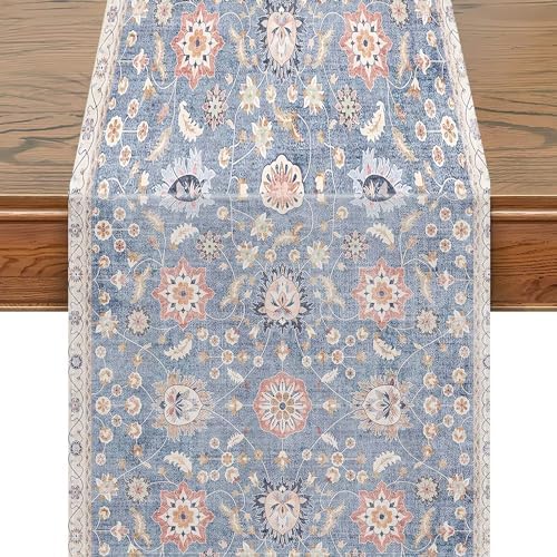 Amazon.com: Snycler Table Runner Boho Table Runners Vintage Elegant ...
