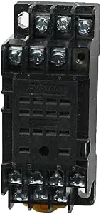Uxcell PYF14 Amp 14 Pin Terminal Relay Socket Base Black for MY4NJ HH54P Power Relay ...