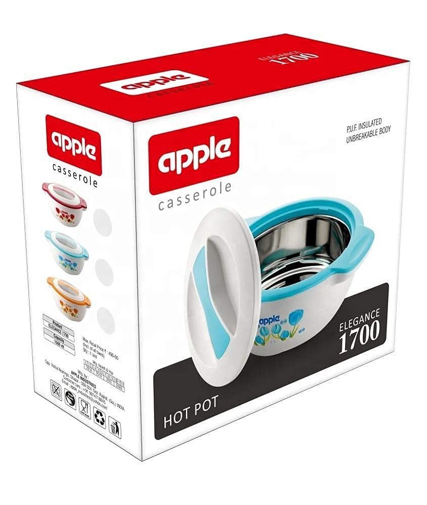 Netxe Roti Plus Plastic Casserole With Lid Chapati Insulated Roti ...