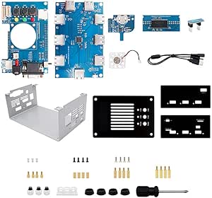 Pderlous For Mister FPGA 32MB Motherboard+USB Hub V2.1 with DIY Metal Case Kit for Terasic DE10 ...