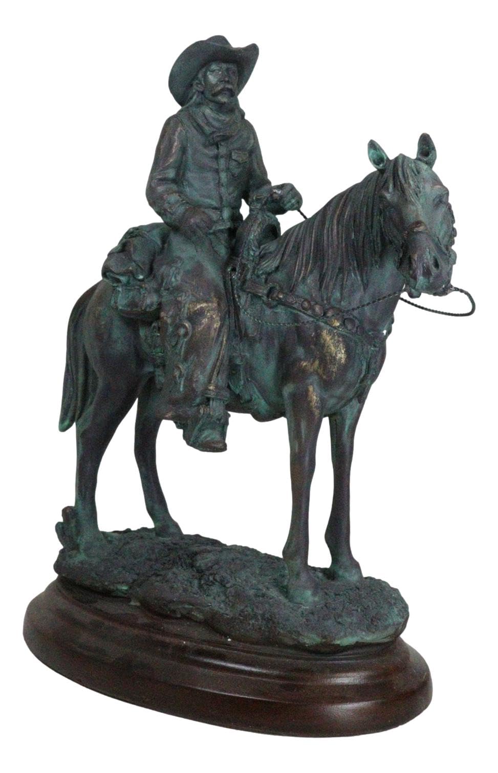 Amazon.com: Ebros Gift Rustic Western Ranger Cowboy with Hat Riding On ...
