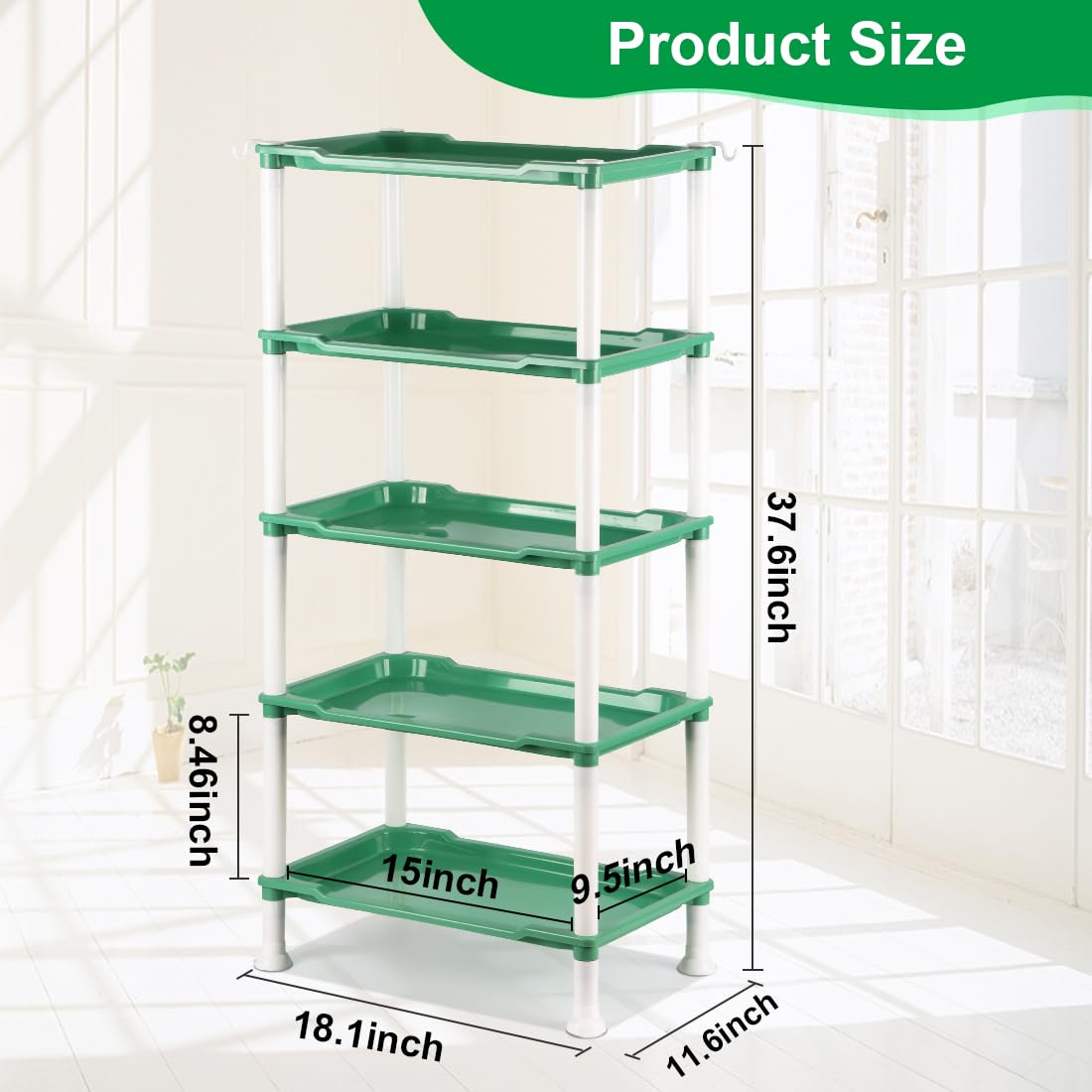 Snapklik.com : RooTrimmer 5-Tier Seed Stand