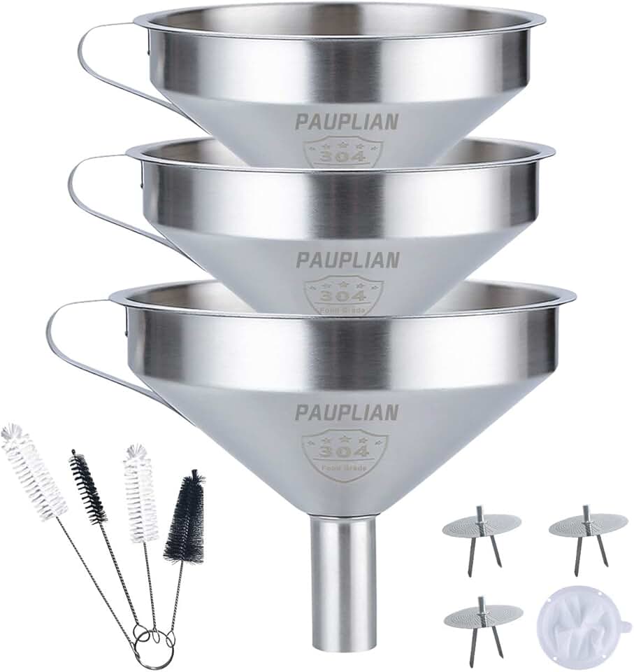 Amazon.com: large funnel stainless steel