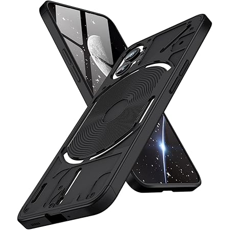 Pikkme Nothing Phone 1 Back Cover |Electroplated Chrome Metal Ring ...