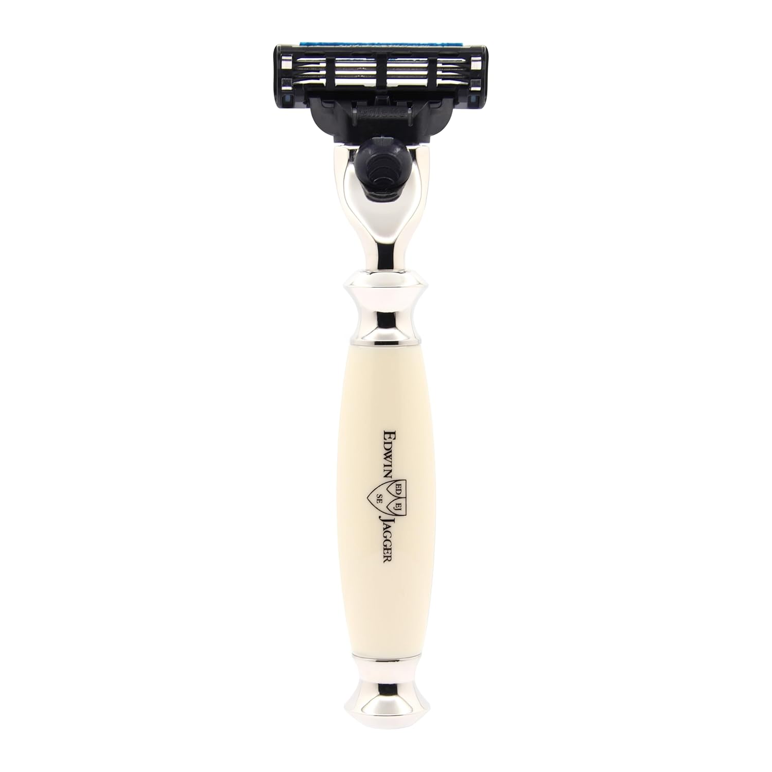 Amazon.com: Edwin Jagger Imitation Ivory Gillette Mach 3 Razor, with ...