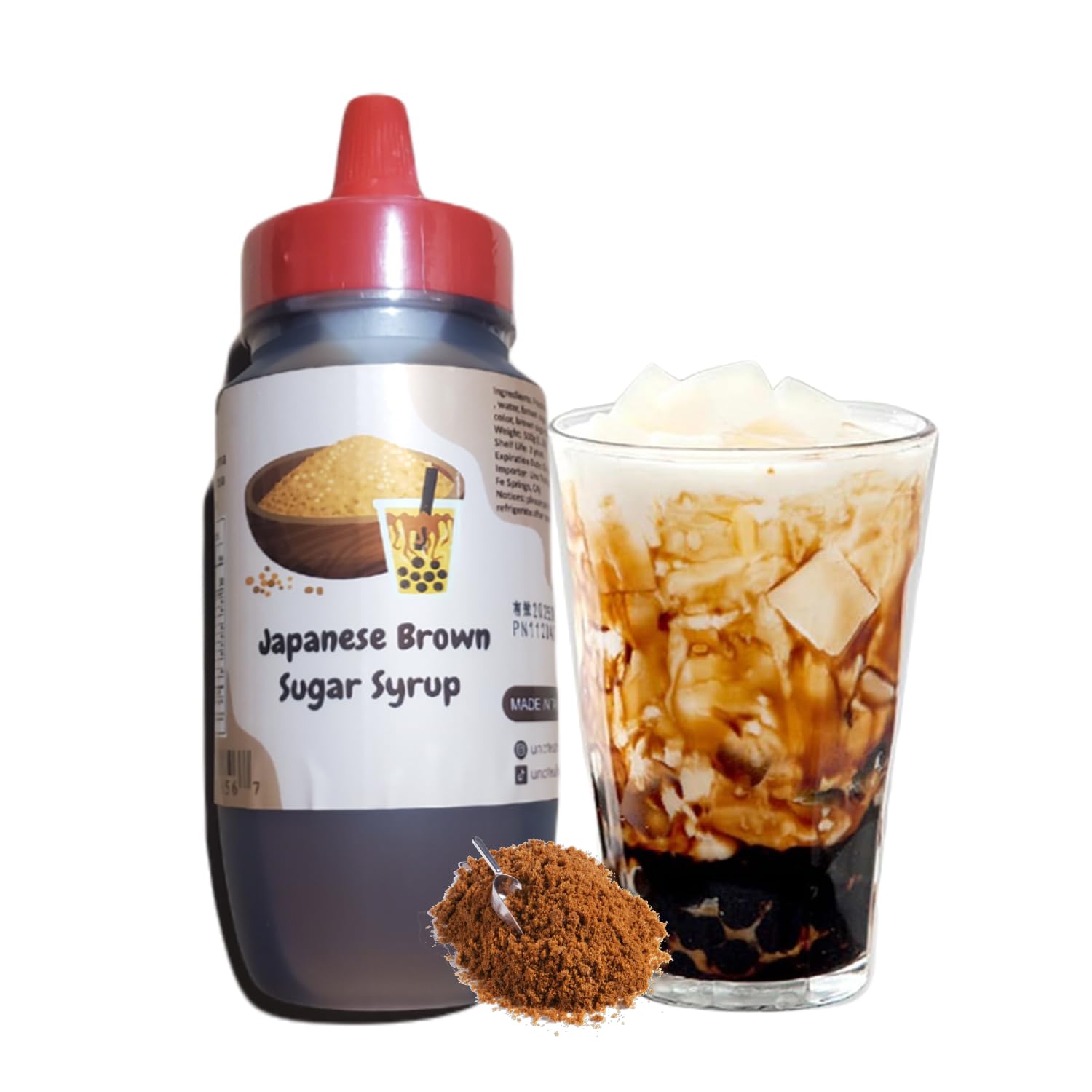 Amazon.com : Darong Premium Flavoring Concentrated Syrup for Bubble Tea ...