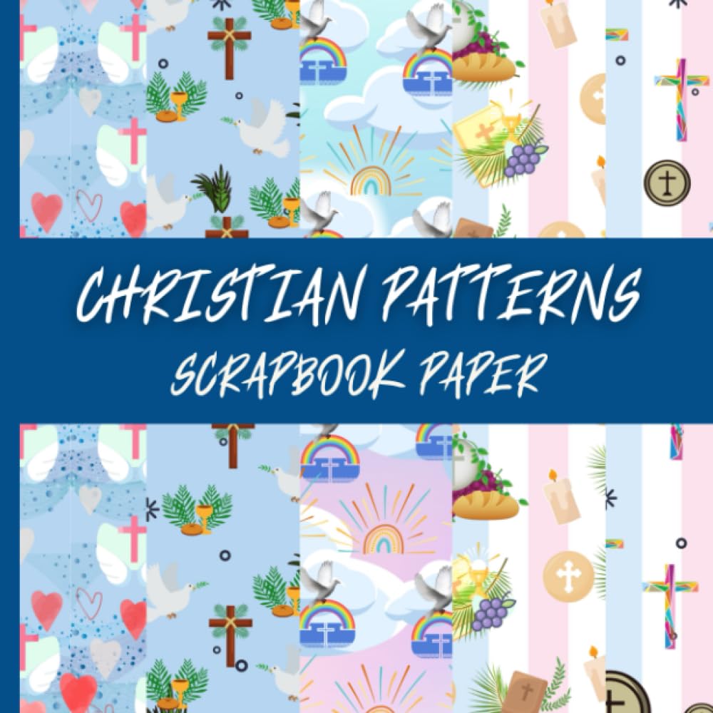 Christian Patterns Scrapbook Paper: Religious Symbols in Scrapbooking ...
