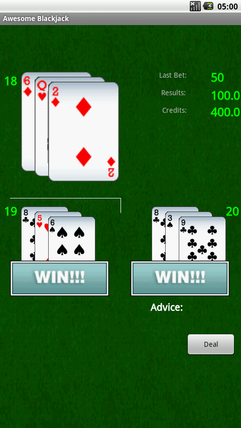 Awesome Blackjack Free! - App on Amazon Appstore