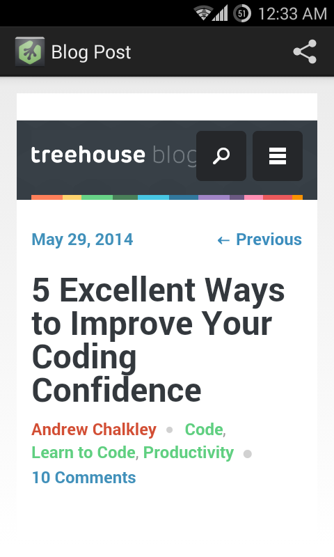 TreeHouse Blog Reader:Amazon.com:Appstore for Android