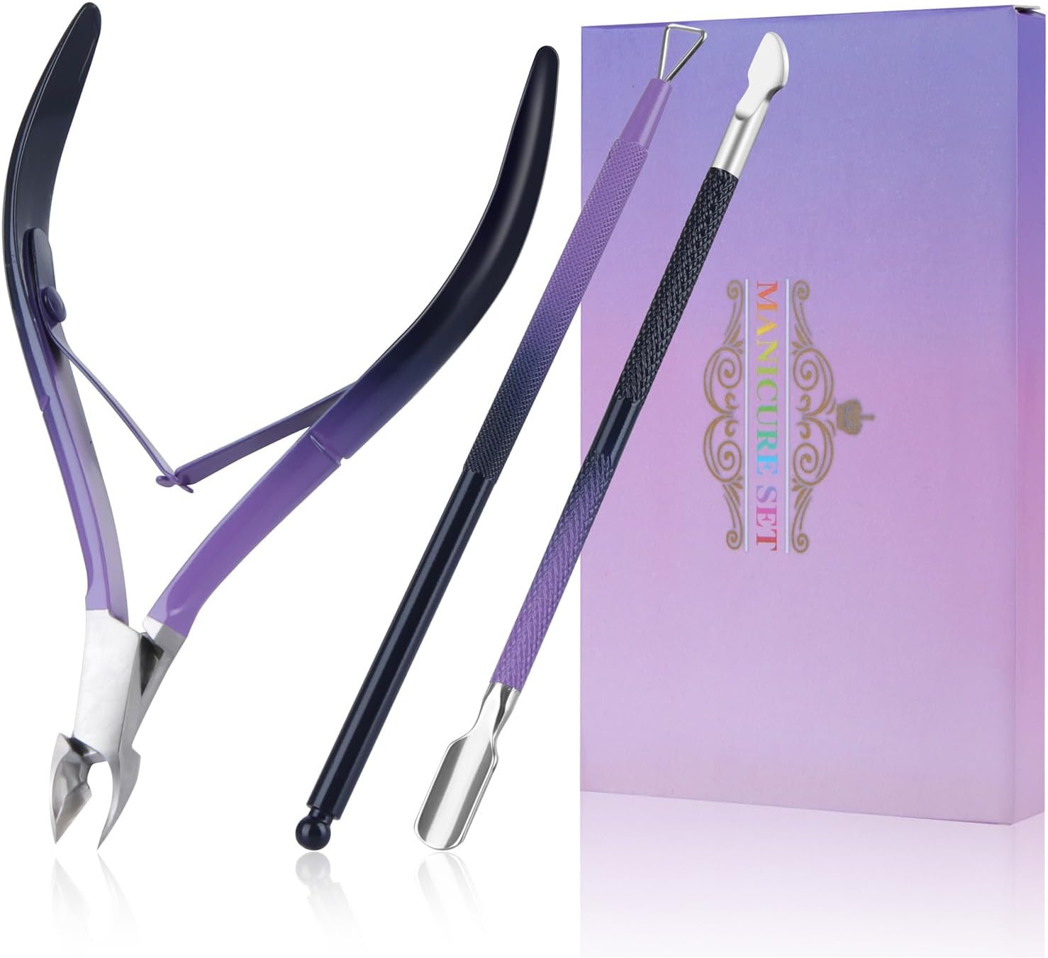 Amazon.com: Cuticle Trimmer with Cuticle Cutter and Pusher, Cuticle ...