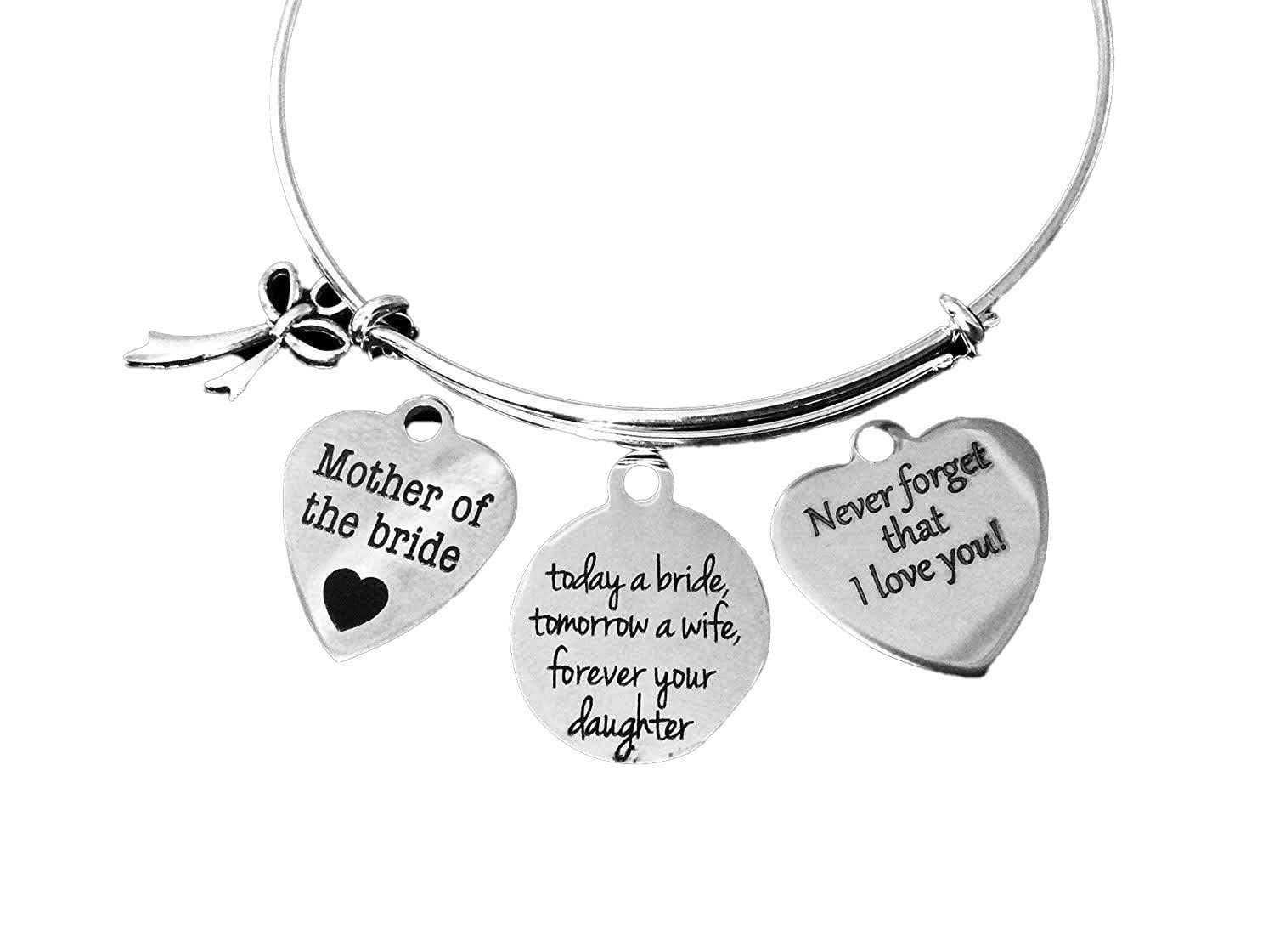 Amazon.com: Mother of the Bride Jewelry Today a Bride Tomorrow a Wife ...