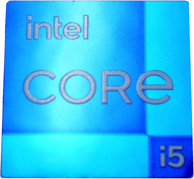 Amazon.com: Intel Core i5 Sticker 18 x 18mm / 11/16" x 11/16" [1093 ...