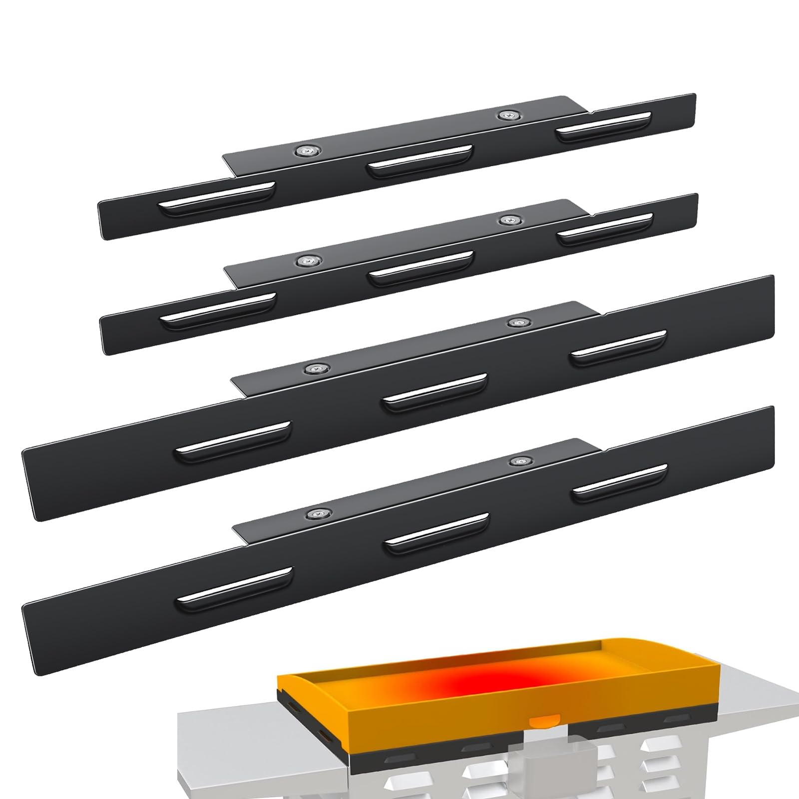 Amazon.com: Grisun Wind Guards for Blackstone 28 inch Griddle, Powder ...