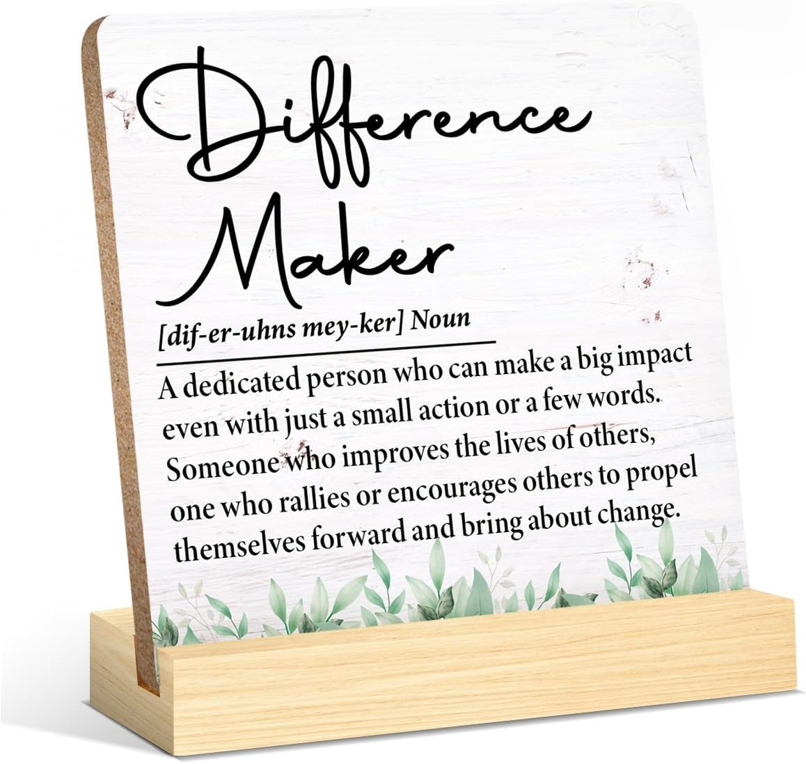 Amazon.com: Coworker Appreciation Gift, Difference Maker Gift Desk ...