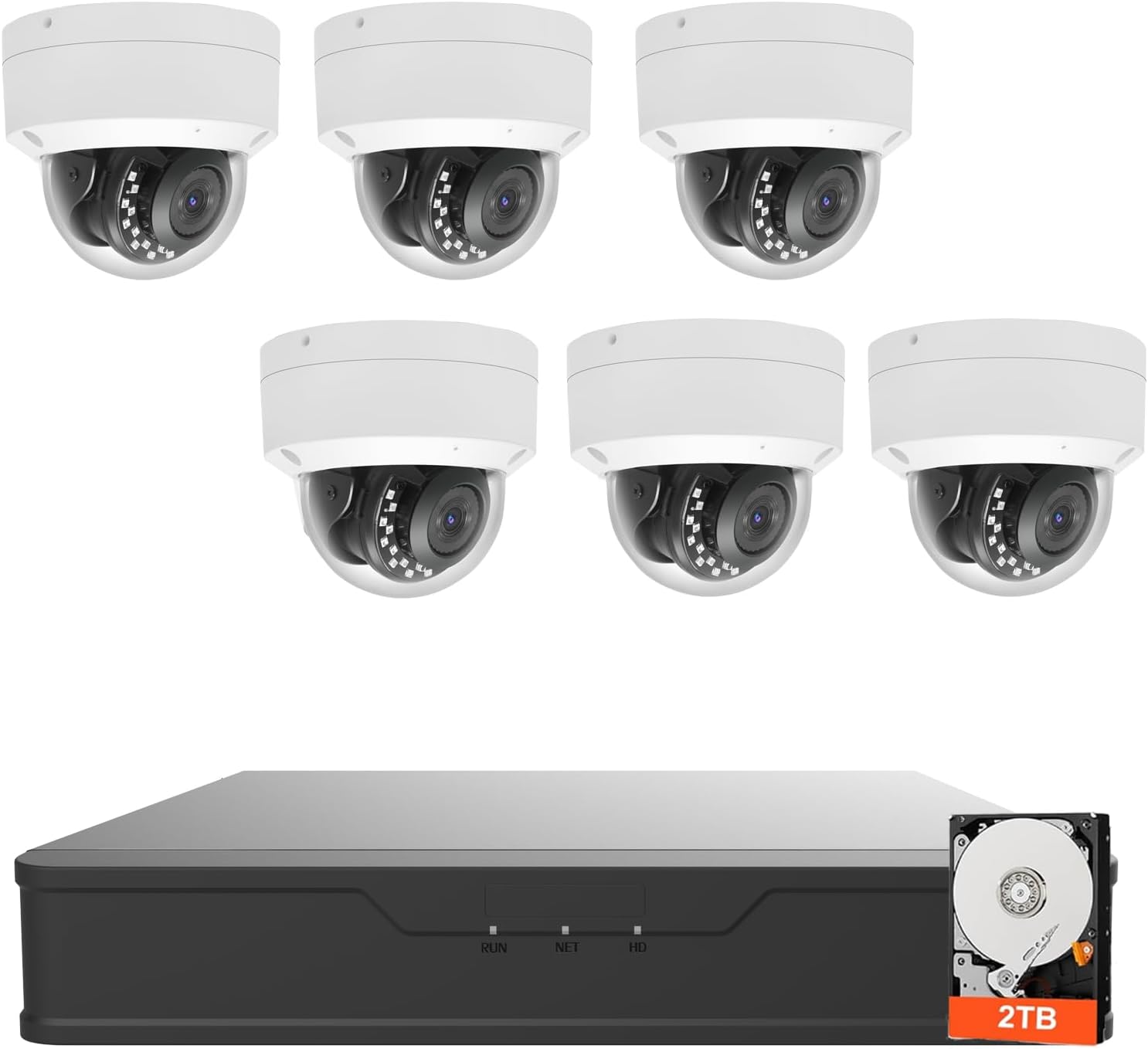 Amazon.com : 4K Security Camera System,8 Channel PoE IP Security Camera ...