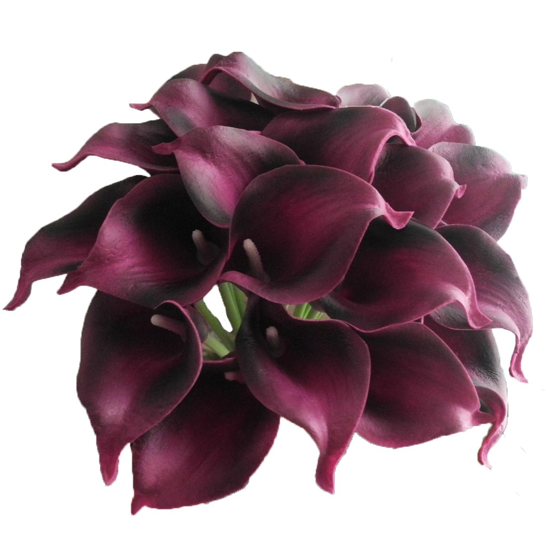 Amazon.com: Calcifer®Real Touch Calla Lily Bridal Latex Wedding Bouquet ...