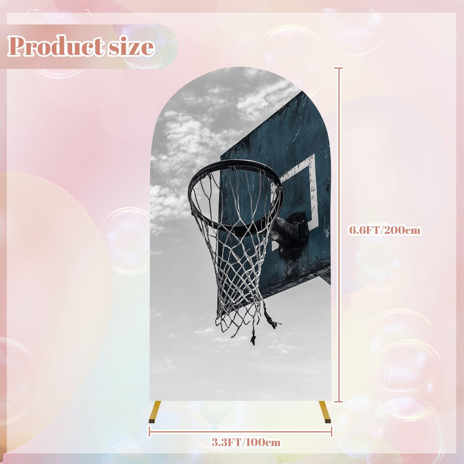 How to cover a basketball hoop for a wedding | Honestweddingadvice.com