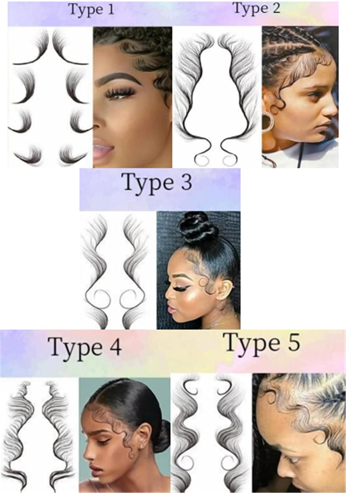 Hair Tattoo Designs For Girls