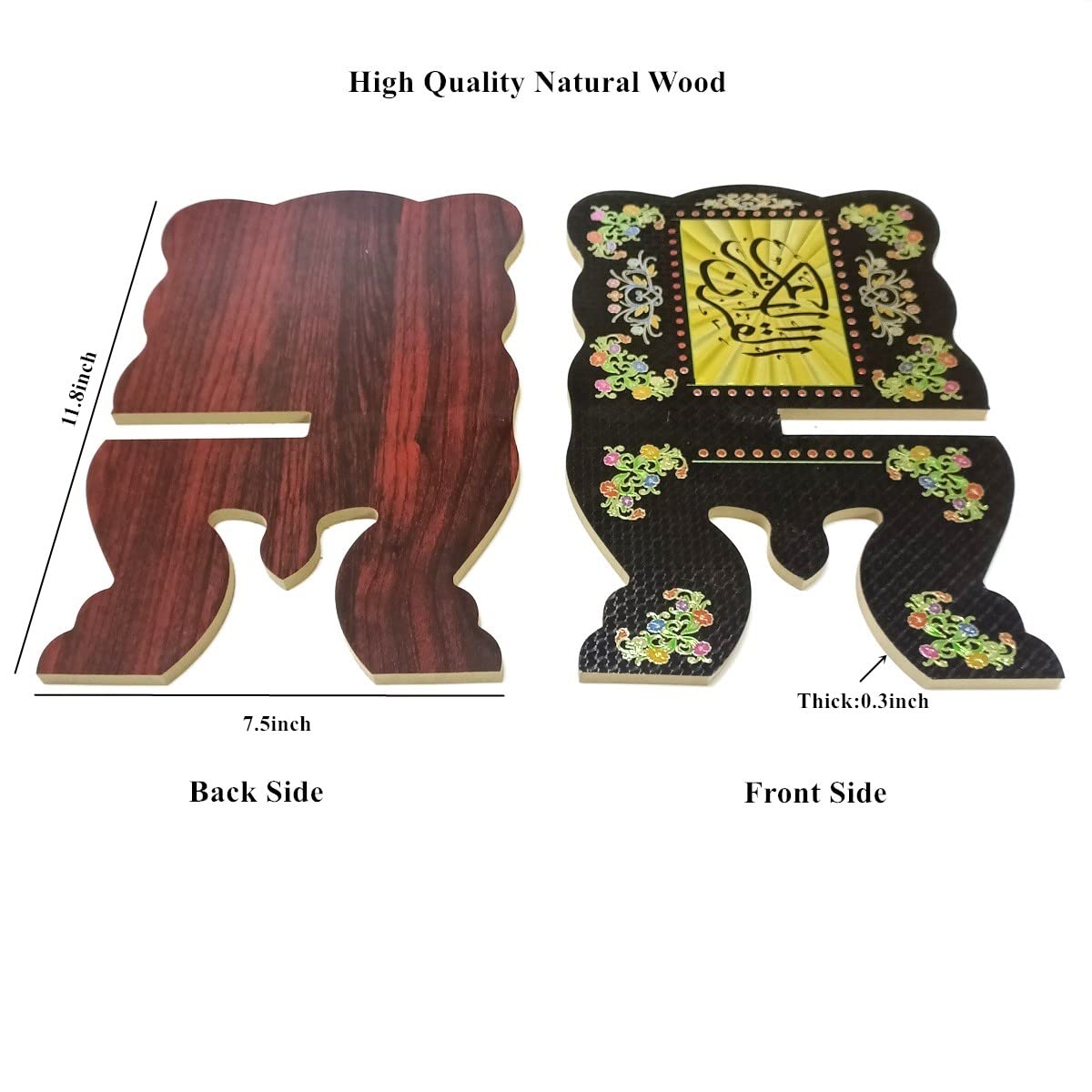 Snapklik.com : Muslim Al-Quran Rehal Book Stand,Foldable Wooden Prayer ...