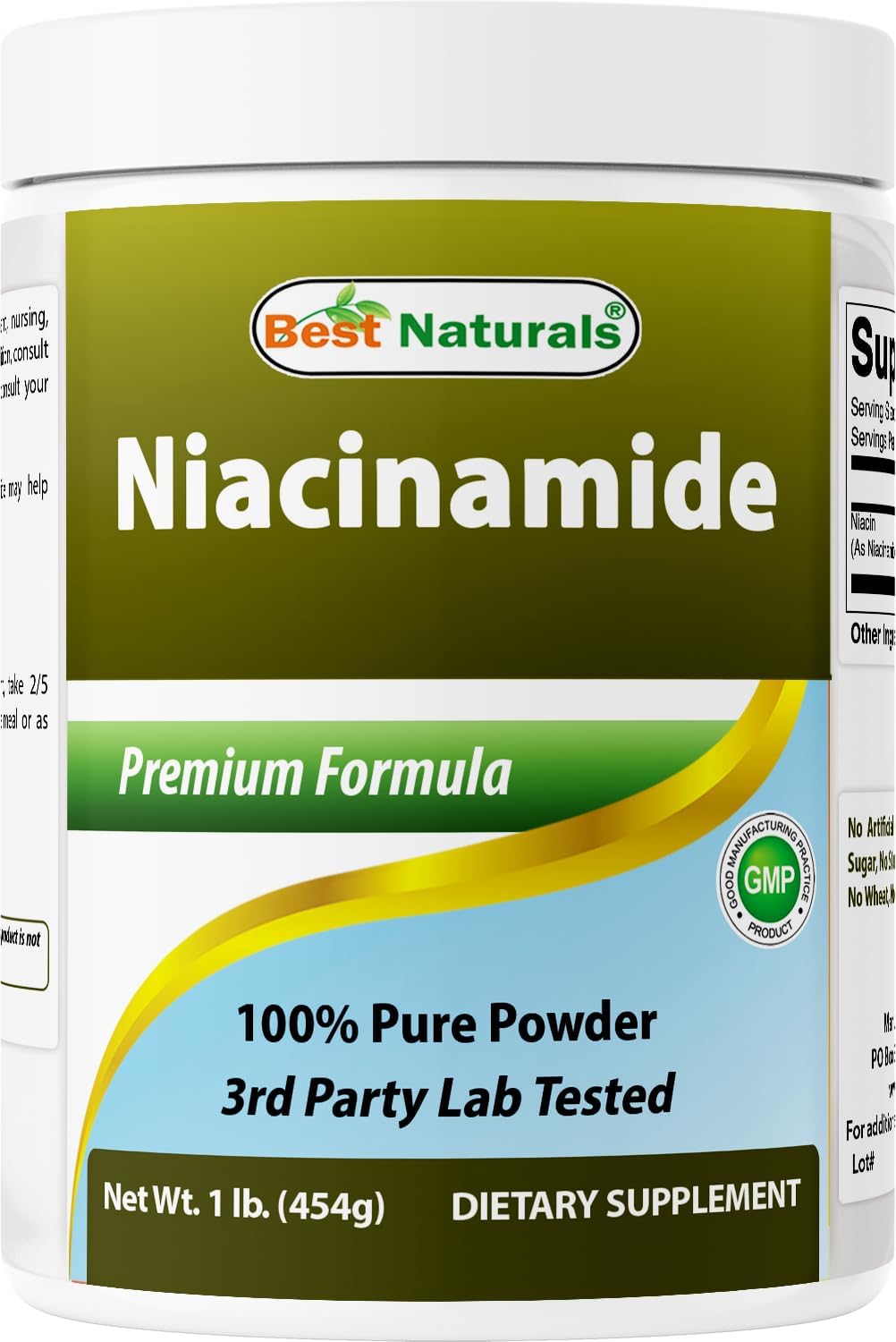 Amazon.com: Best Naturals Niacinamide (Vitamin B3) Pure Powder 1 Pound ...