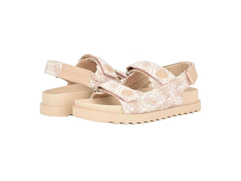 Guess Fadey (Light Pink/White Logo Multi) Women's Sandals International ...