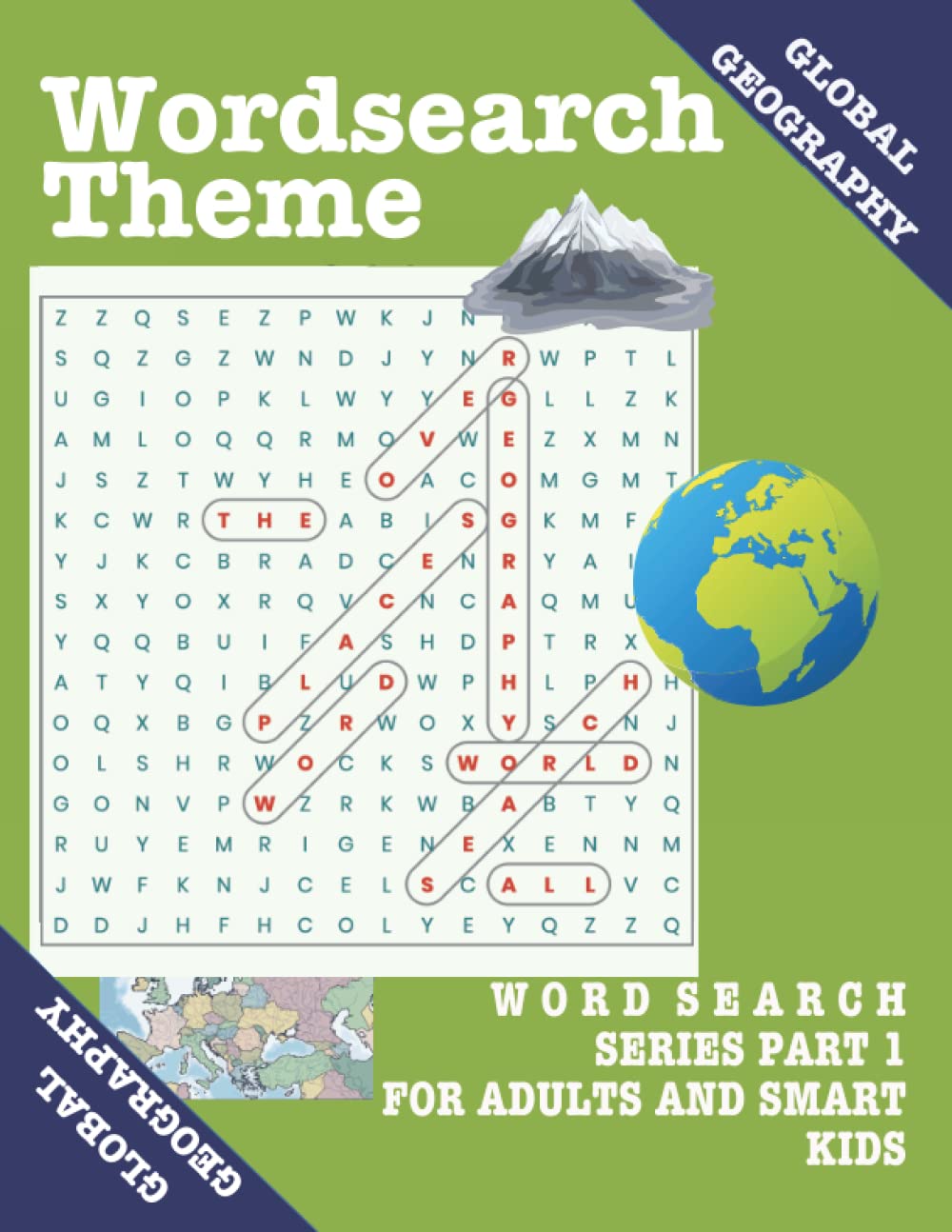 Wordsearch Theme Global Geography Word Search Series Part 1 Adults ...